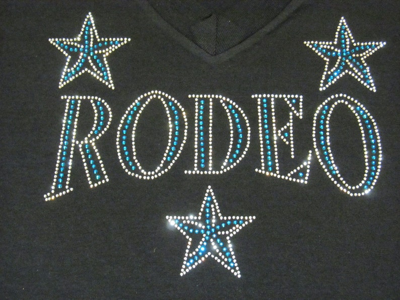 Rodeo Sparkly Rhinestone Shirts - Etsy