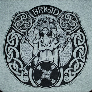 Brigid Brigit Brig Pagan Goddess T-shirt BL - Etsy