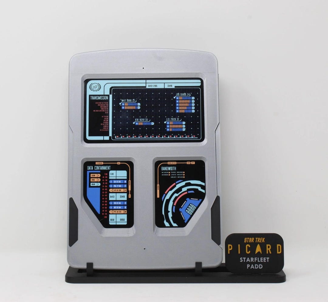 Star Trek Picard PADD Prop Replica: 3D Printed Cosplay Fan Art - Etsy
