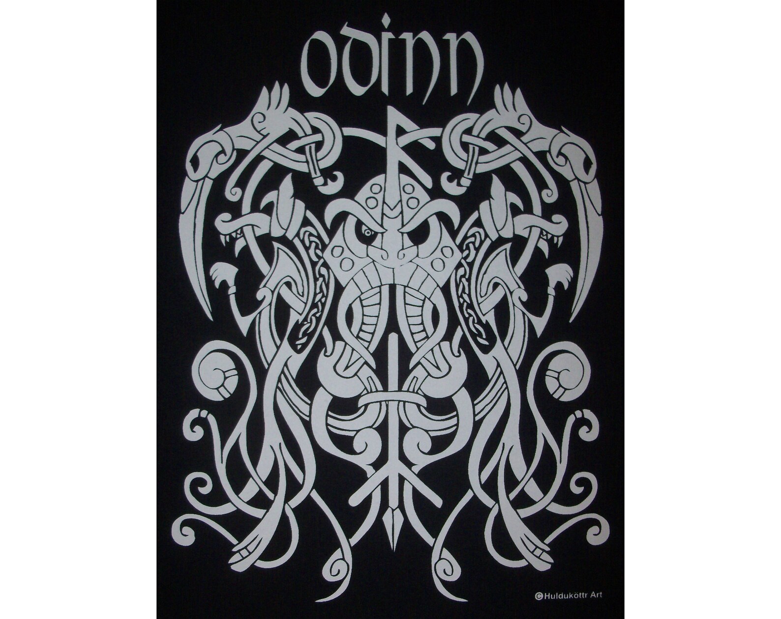 Odinn Odin Knot Rune Viking God Norse T-shirt WH - Etsy