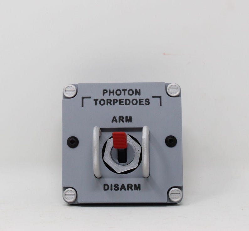 Star Trek Inspired Photon Torpedo Switch Replica Prop Cosplay Fan Art ...