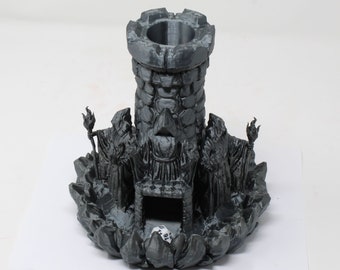 Mad Wizard Dice Tower 3D Printed RPG Accessory Fantasy Dice Roller D&D Dice Tower Tabletop Game ...