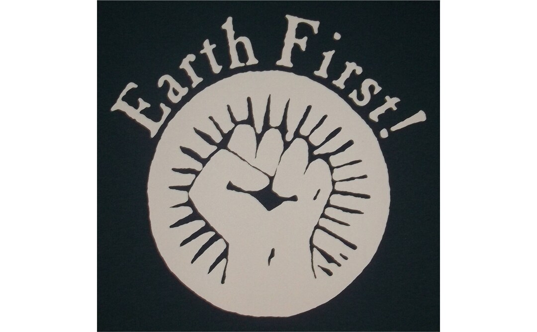 Earth First in Defense of Mother, Activist T-shirt WH - Etsy