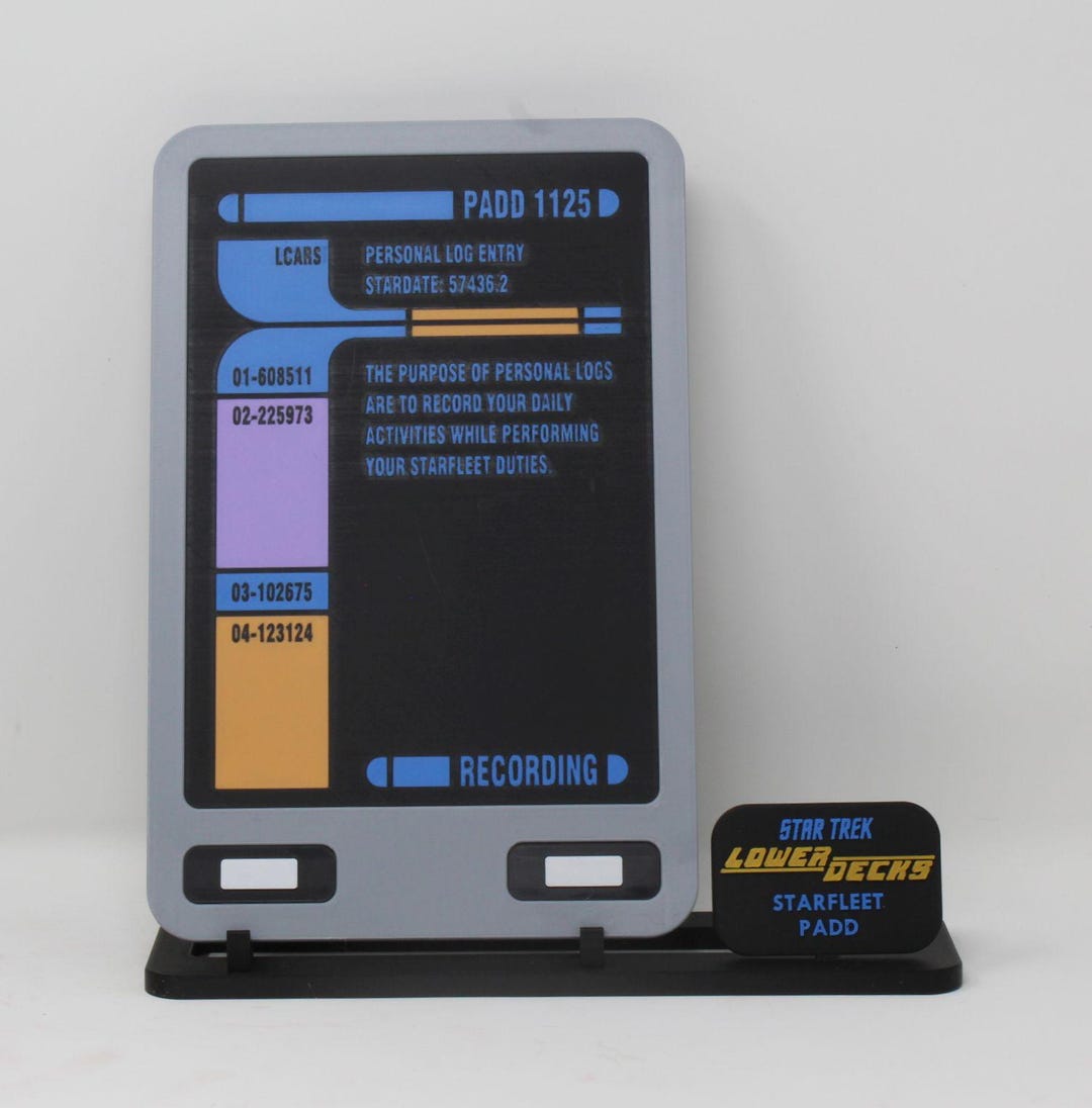 Star Trek Lower Decks Personal Access Display Device (PADD) Fan Art ...