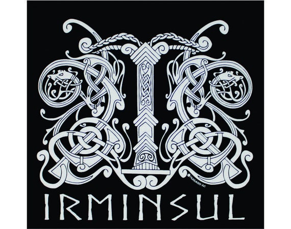 Norse Pride Irminsul Viking Rune T-shirt WH | Etsy