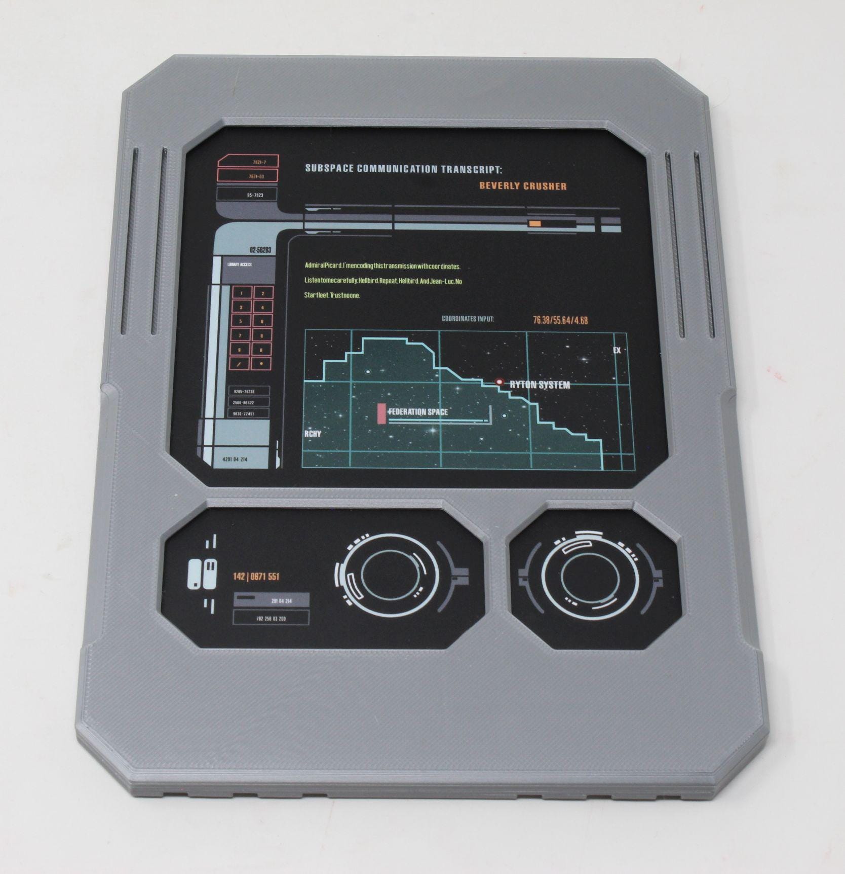 Star Trek Picard Season 3 Personal Access Display Device (PADD) Beverly ...