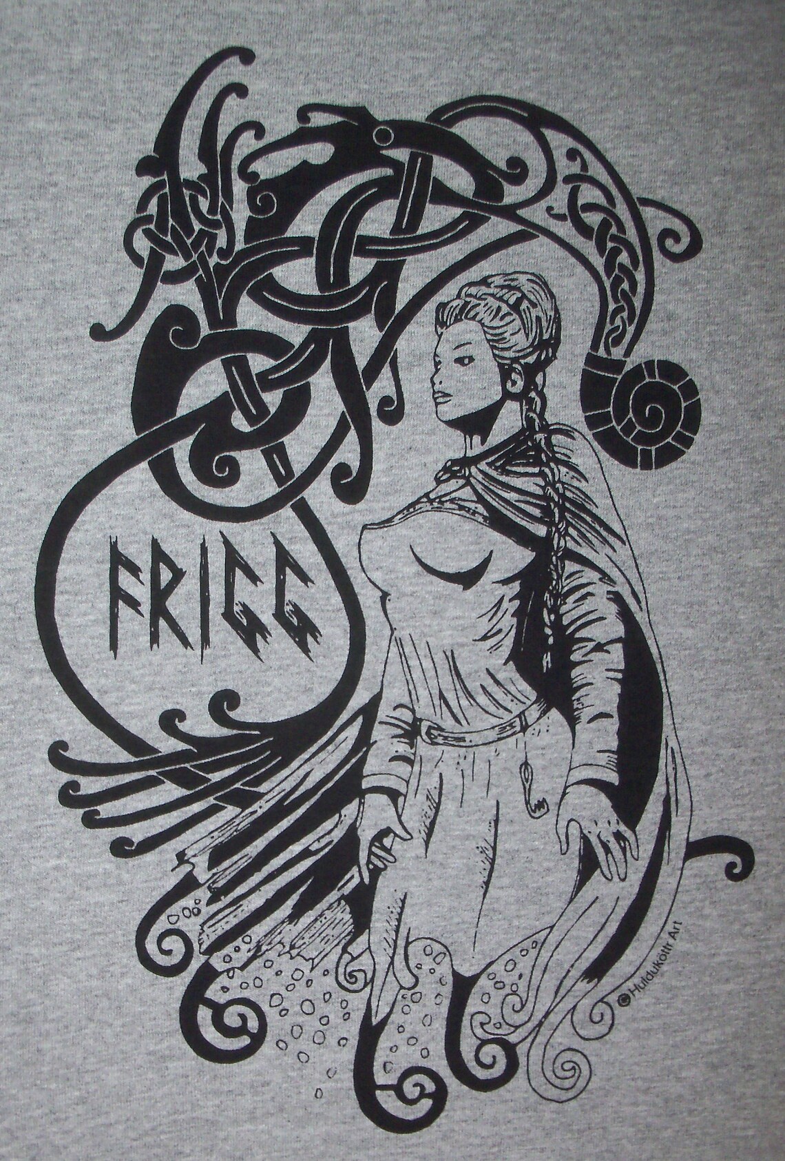 Frigg Frigga Aesir Goddess Rune Norse Viking T-shirt BL - Etsy