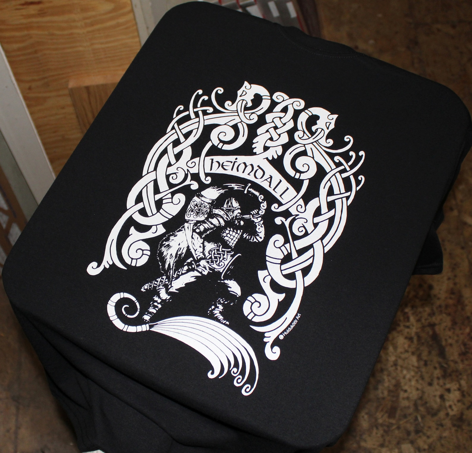 Heimdall Heimdallr Rune Viking God Norse T-shirt WH - Etsy