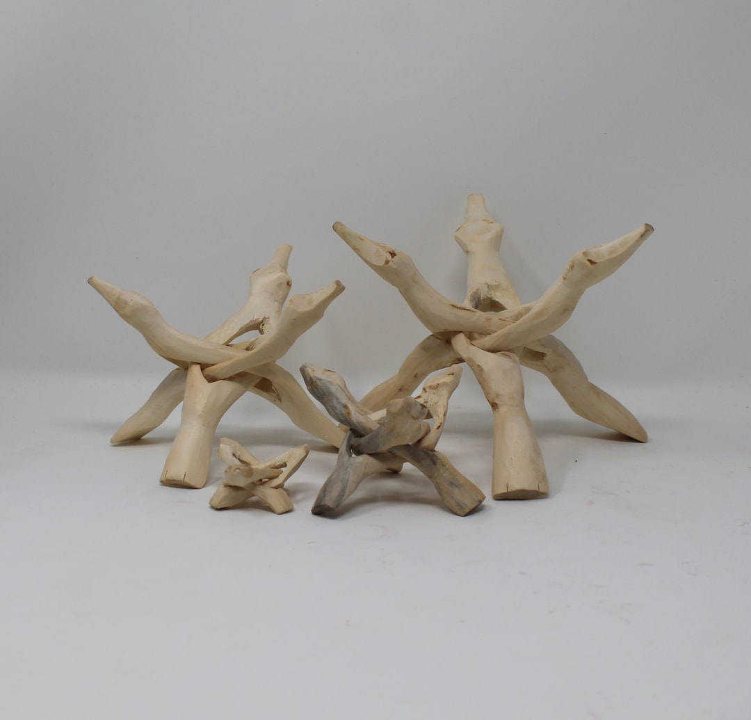 Wood Sphere Stand, Natural, 4 Sizes - Etsy