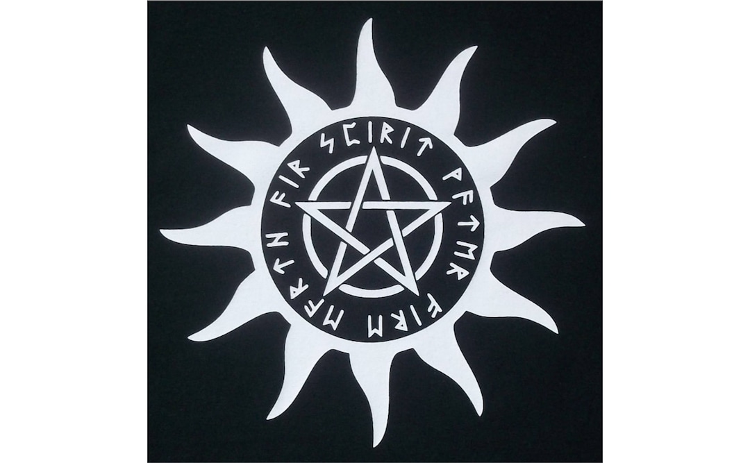 Rune Pentagram 5 Elements Norse Wiccan T-shirt WH - Etsy