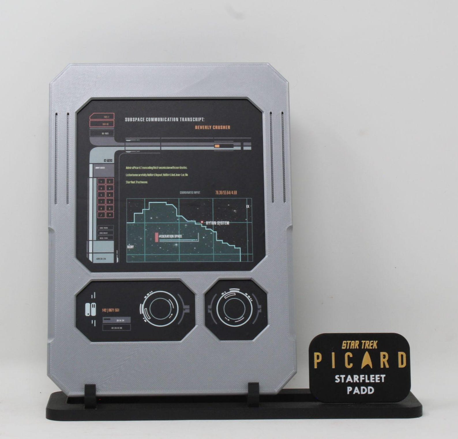 Star Trek Picard Season 3 Personal Access Display Device (PADD) Beverly ...