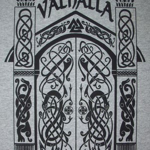 Valhalla Norse Viking Hall of the Fallen Rune T-shirt BL - Etsy