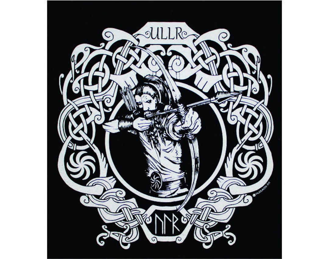 Ullr Norse Viking Rune T-shirt WH - Etsy
