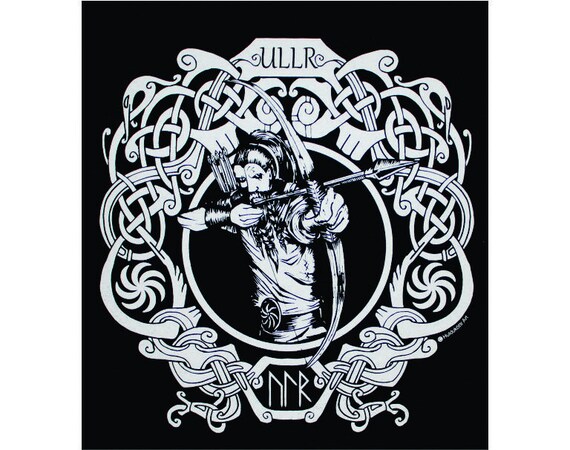 Ullr Norse Viking Rune T-shirt WH | Etsy