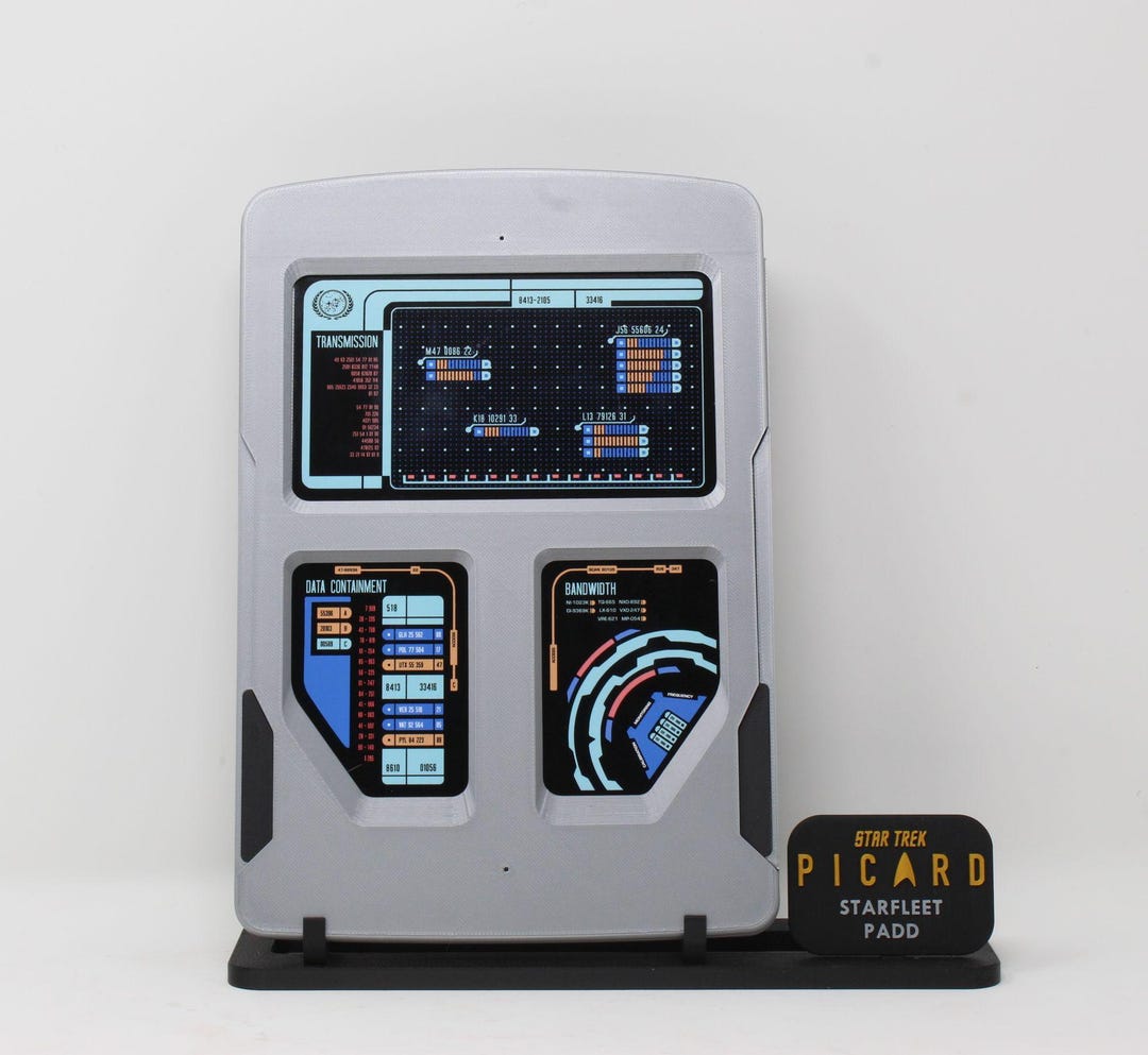 Star Trek Picard Season 1 Personal Access Display Device (PADD) Cosplay ...
