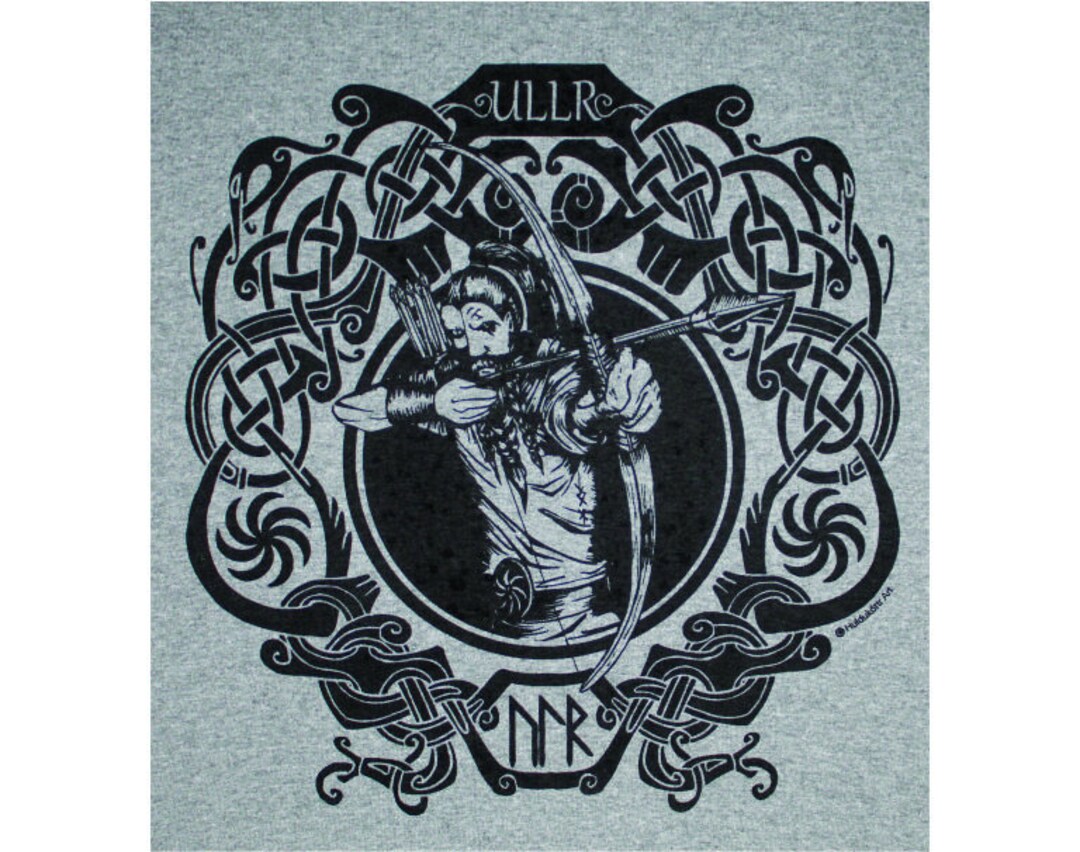 Ullr Norse Viking Rune T-shirt BL - Etsy