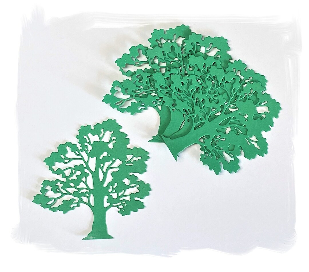 Large Tree Die Cuts, Scrapbooking, Embellishments, Card Making, Paper ...