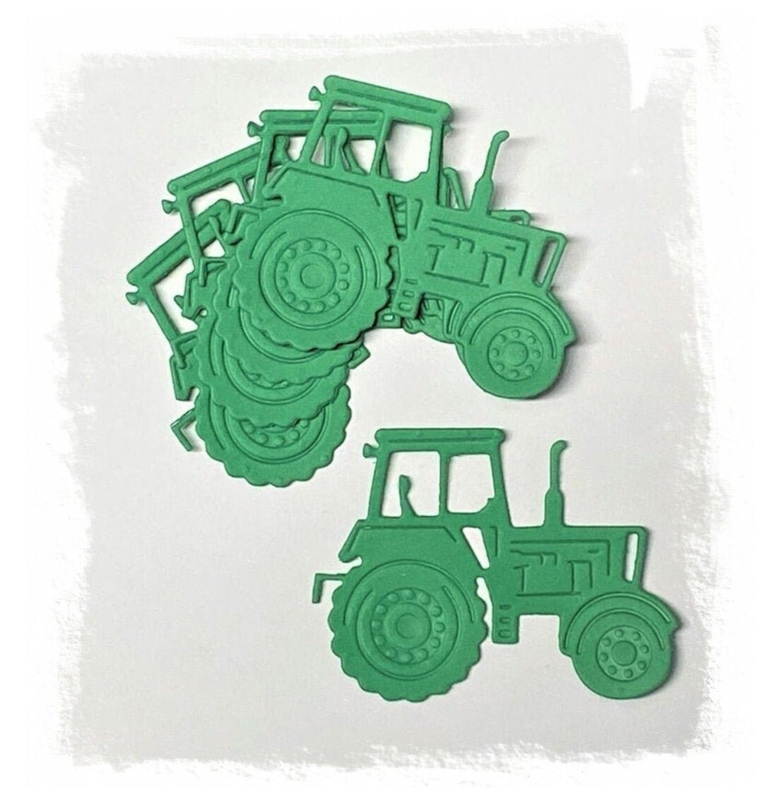 Tractor Die Cuts: Farm Scrapbook Card Making (2 5/8" X 2") - Etsy
