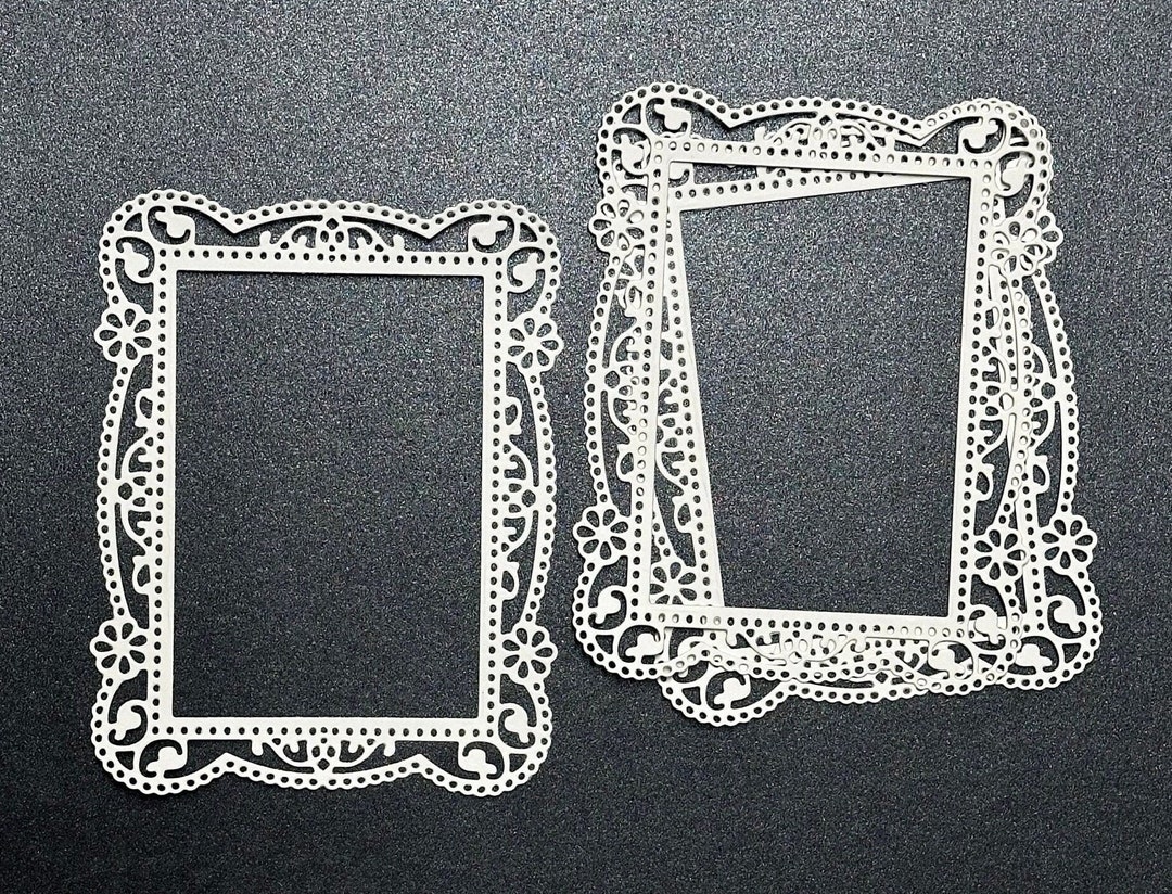 3 Large Ornate Frames Cardstock Die Cuts, Cardstock Die Cuts, Card ...
