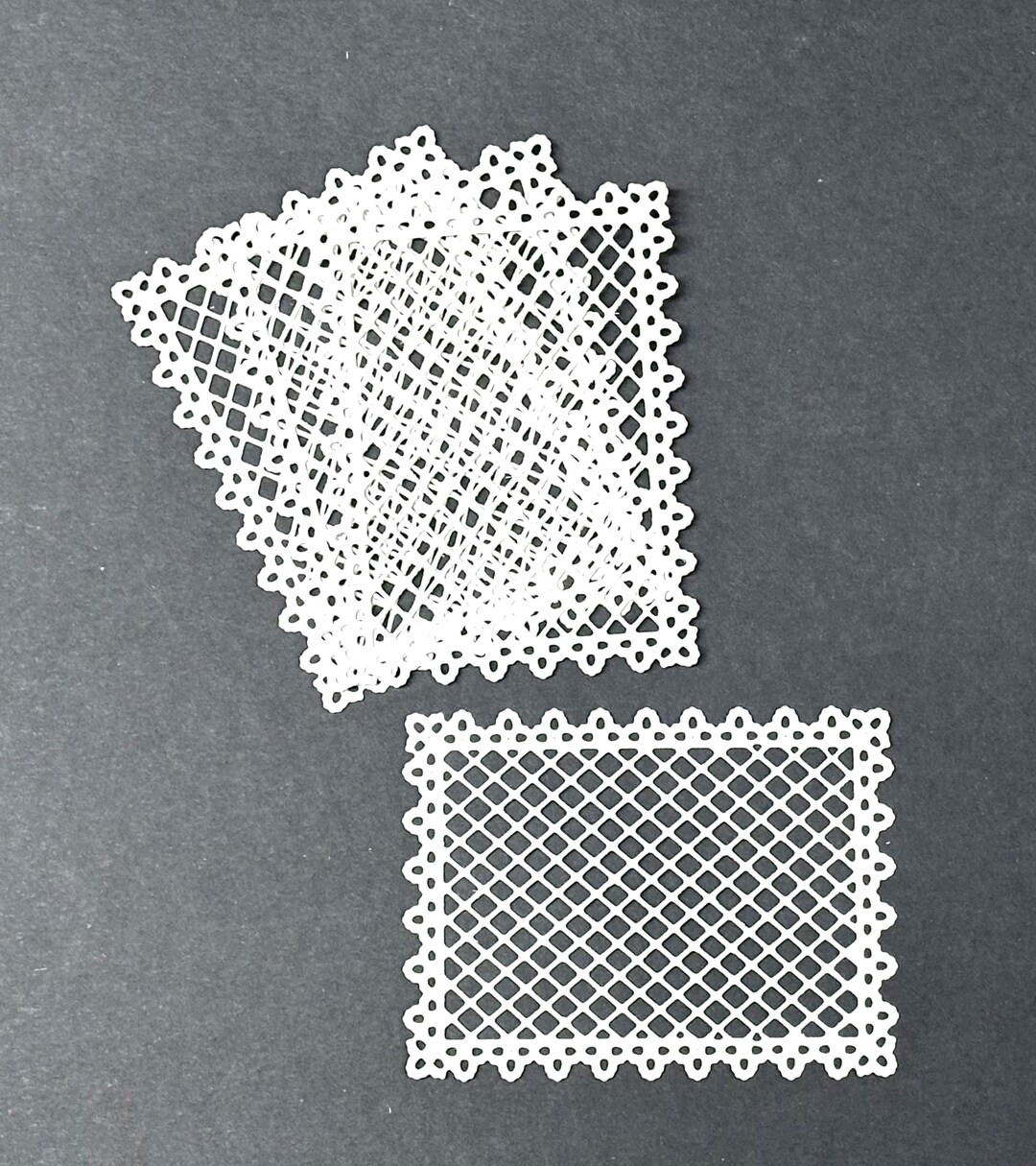 4 Ornate Lattice Frame Die Cuts; Scrapbooking, Card Making, Die Cuts ...