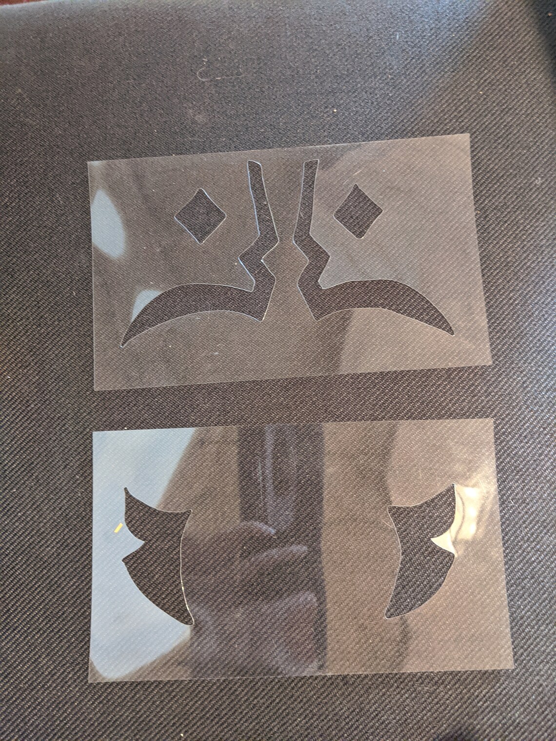 Ahsoka Face Marking Stencils - Etsy
