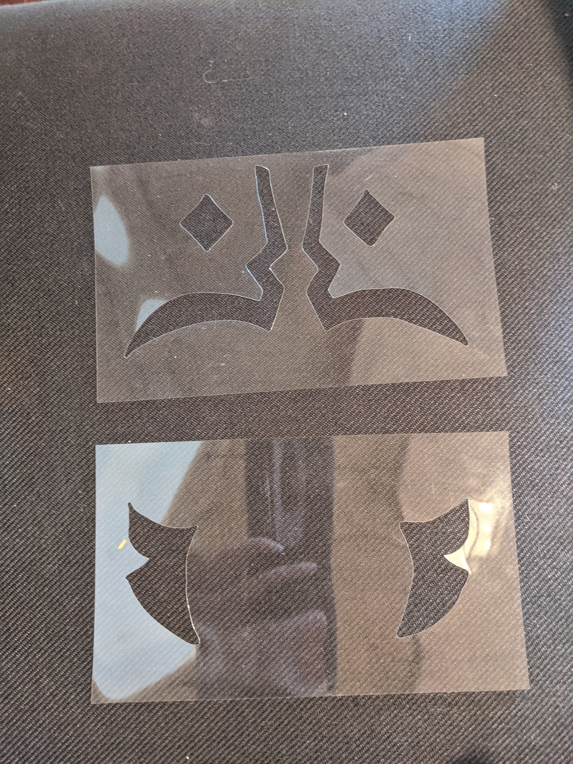 Ahsoka Face Marking Stencils - Etsy Hong Kong