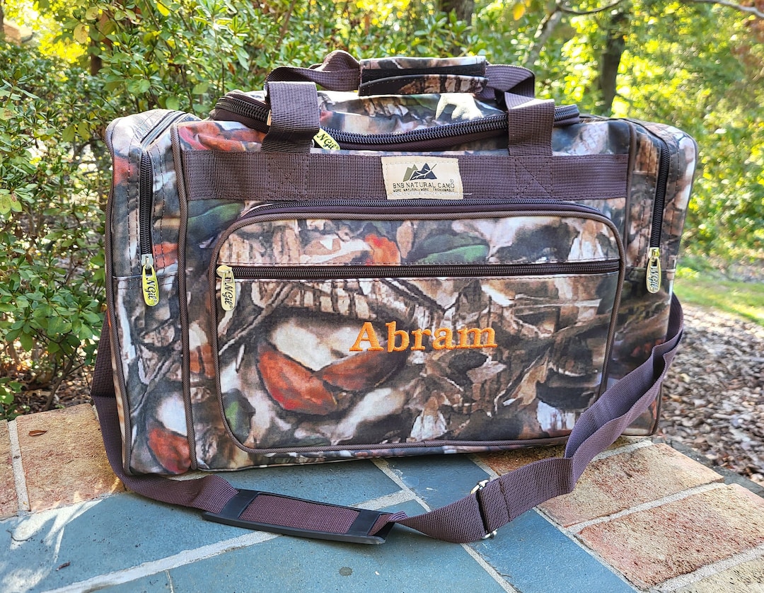 Camo Duffel, Hunting Travel Bag, Gift for Hunter, Camouflage Weekender ...