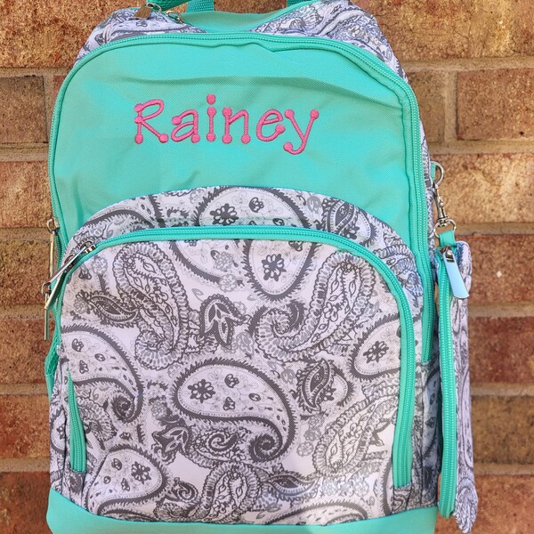 Monogram Backpack - Etsy