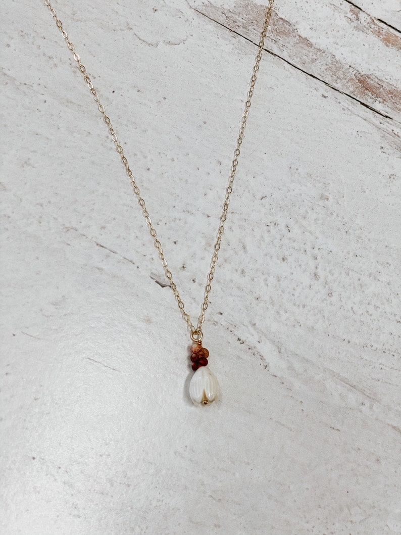 Pikake Ombre Niihau Shell Necklace or Earrings - Etsy