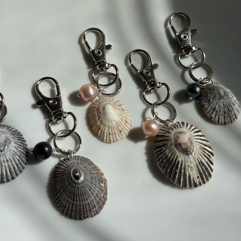 Key Chain With Seashells - Etsy