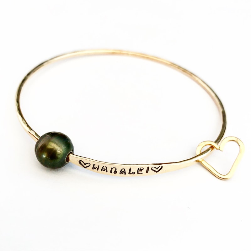 Name Bangles Hawaii - Etsy