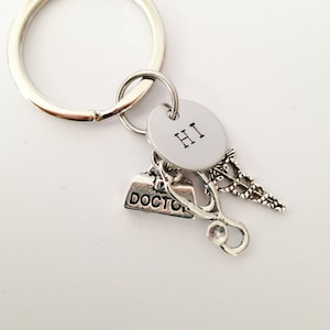 Personalized Doctor Key Ring, Stainless Steel Keychain, Gift for Doctor ...