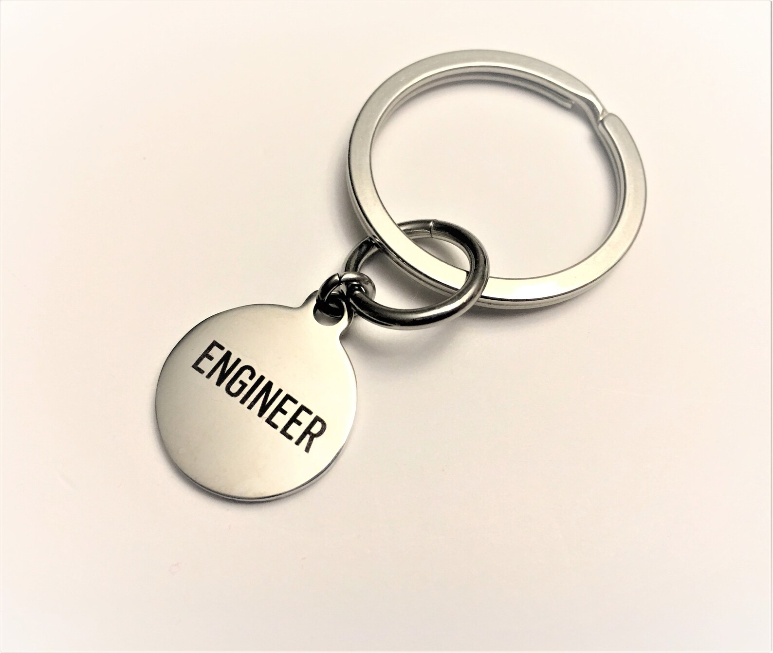 Engineer Key Chain Architect Stainless Steel Key Ring Gift - Etsy