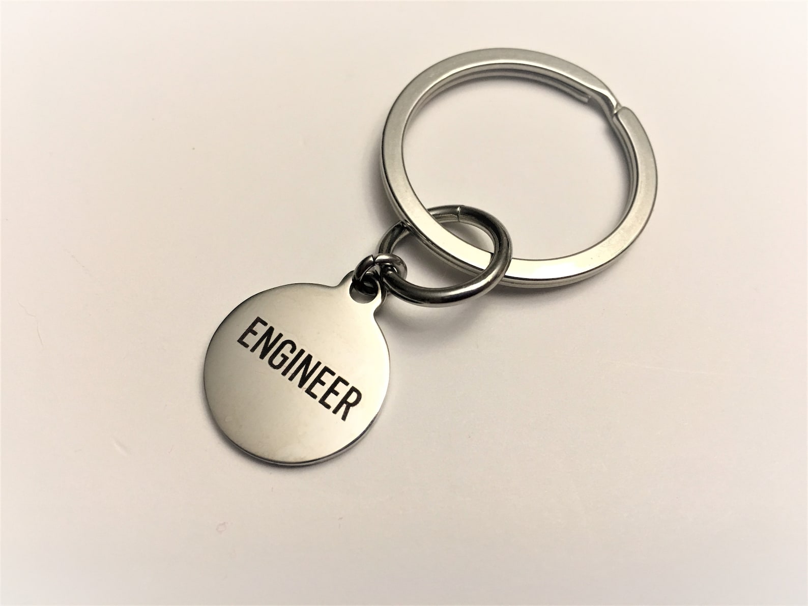 Engineer Key Chain Architect Stainless Steel Key Ring Gift - Etsy