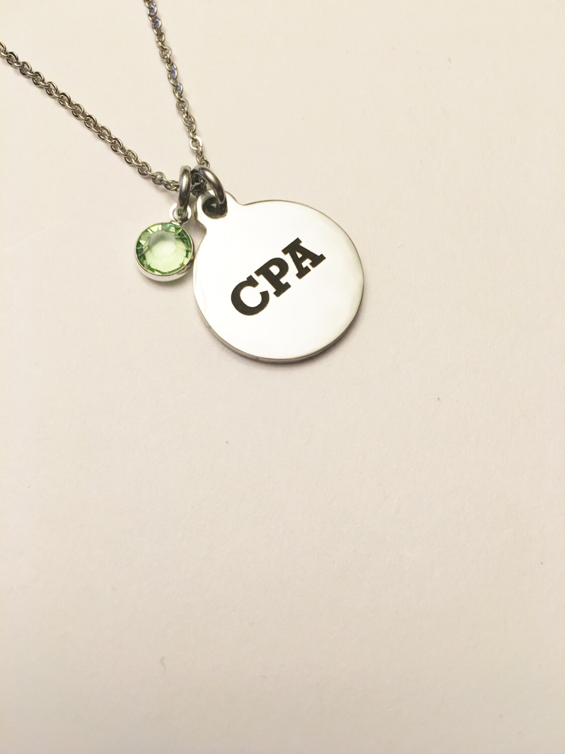 CPA Pendant Necklace, Certified Public Accountant, IRS, Financial ...