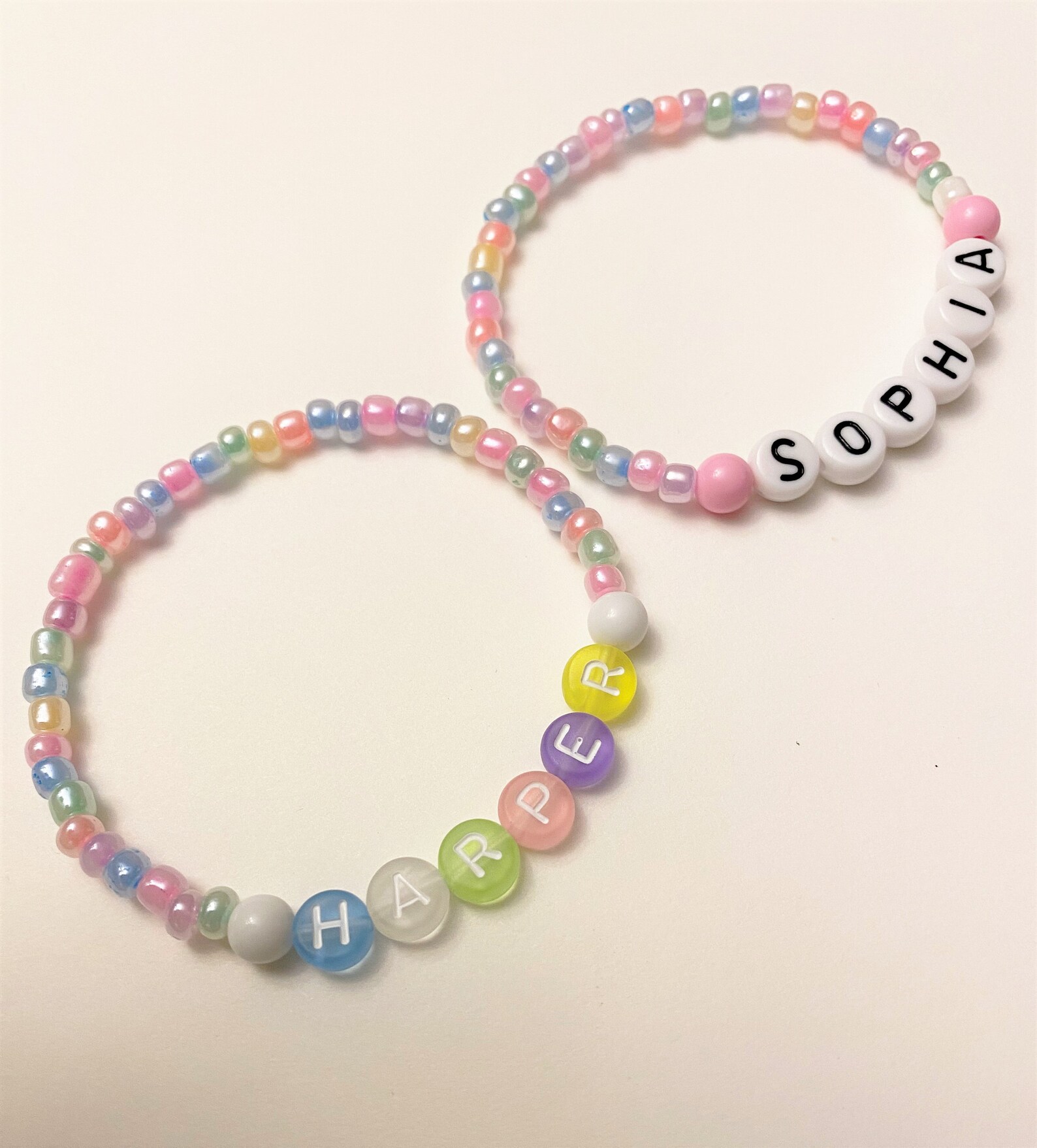Girl's ID Name Bracelet 40% Discount Party Favor Gifts - Etsy