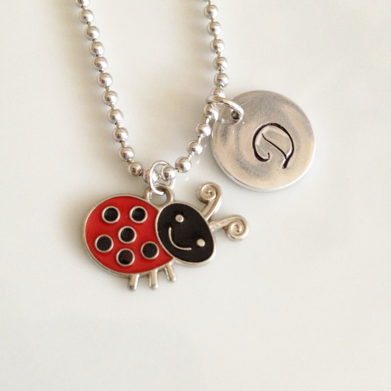 Ladybug Necklace - Etsy