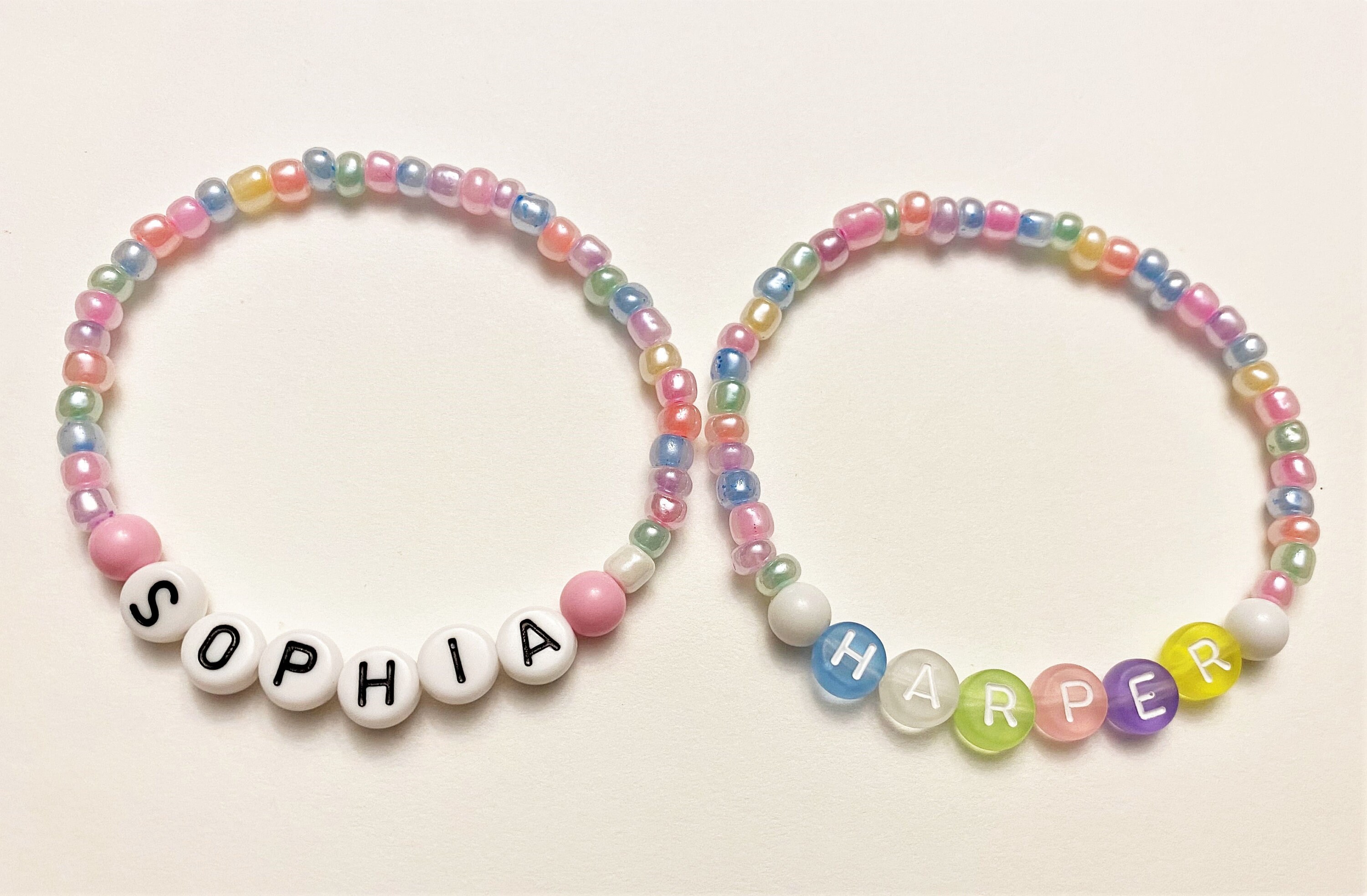 Girl's ID Name Bracelet 40% Discount Party Favor Gifts | Etsy