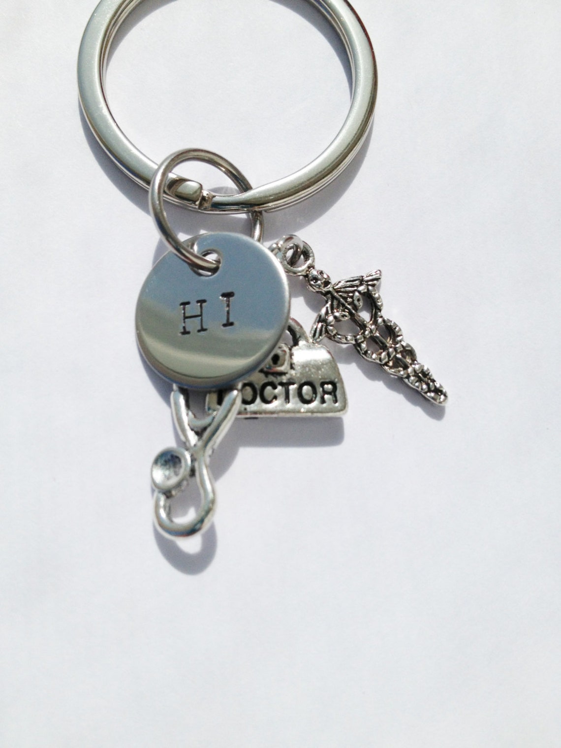 Personalized Doctor Key Ring Stainless Steel Keychain Gift | Etsy