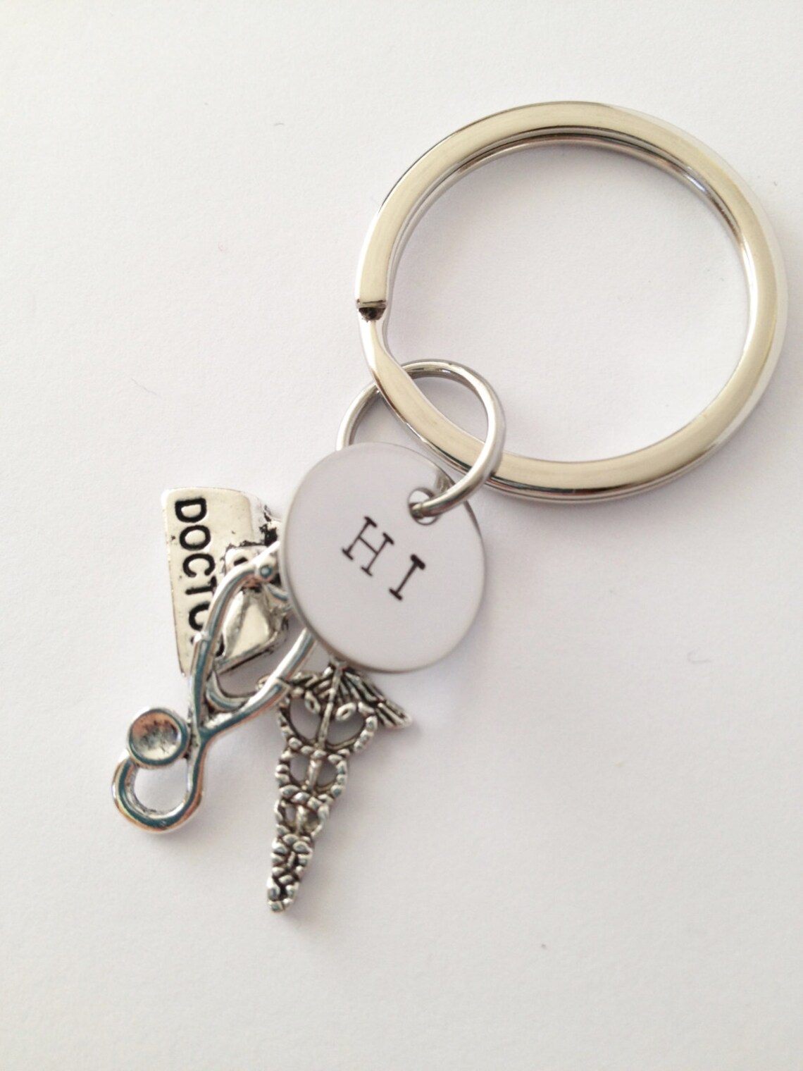 Personalized Doctor Key Ring Stainless Steel Keychain Gift | Etsy