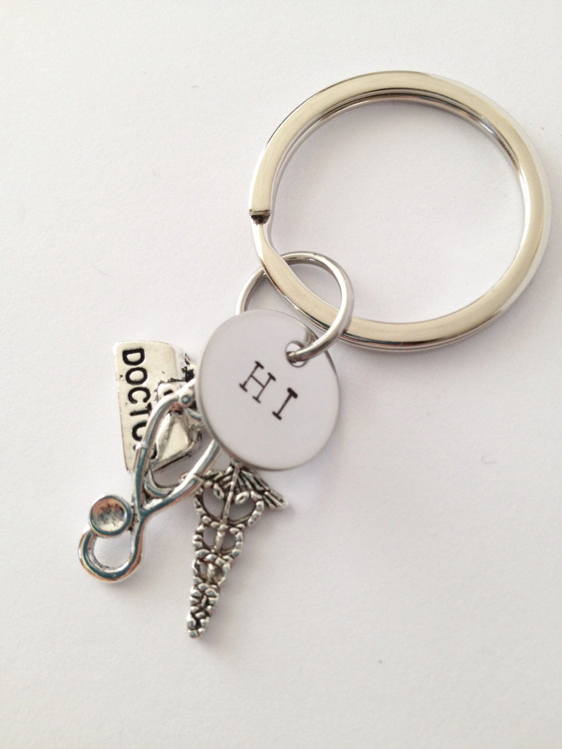 Personalized Doctor Key Ring Stainless Steel Keychain Gift | Etsy