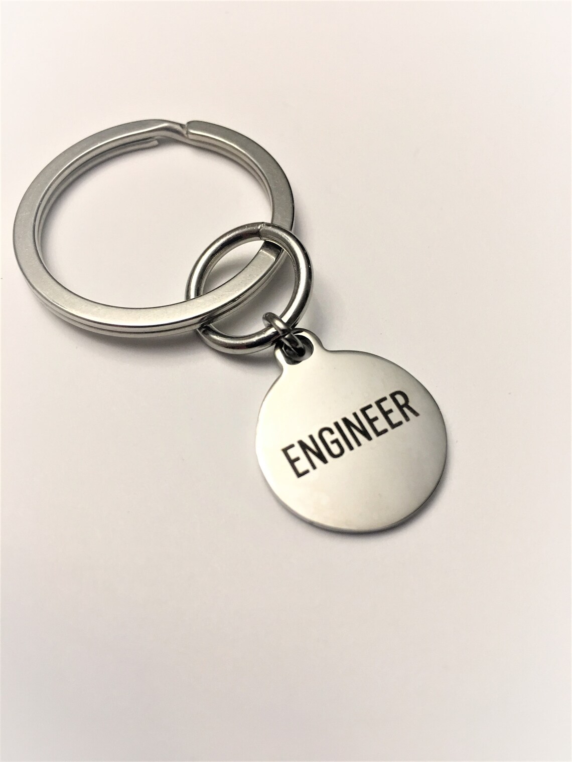 Engineer Key Chain Architect Stainless Steel Key Ring Gift - Etsy