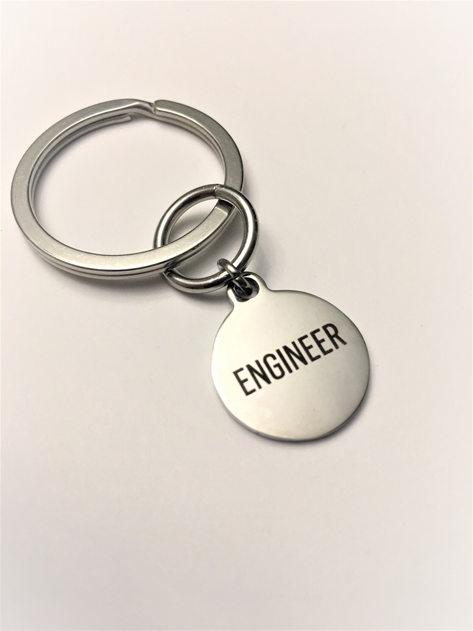 Engineer Key Chain Architect Stainless Steel Key Ring Gift - Etsy