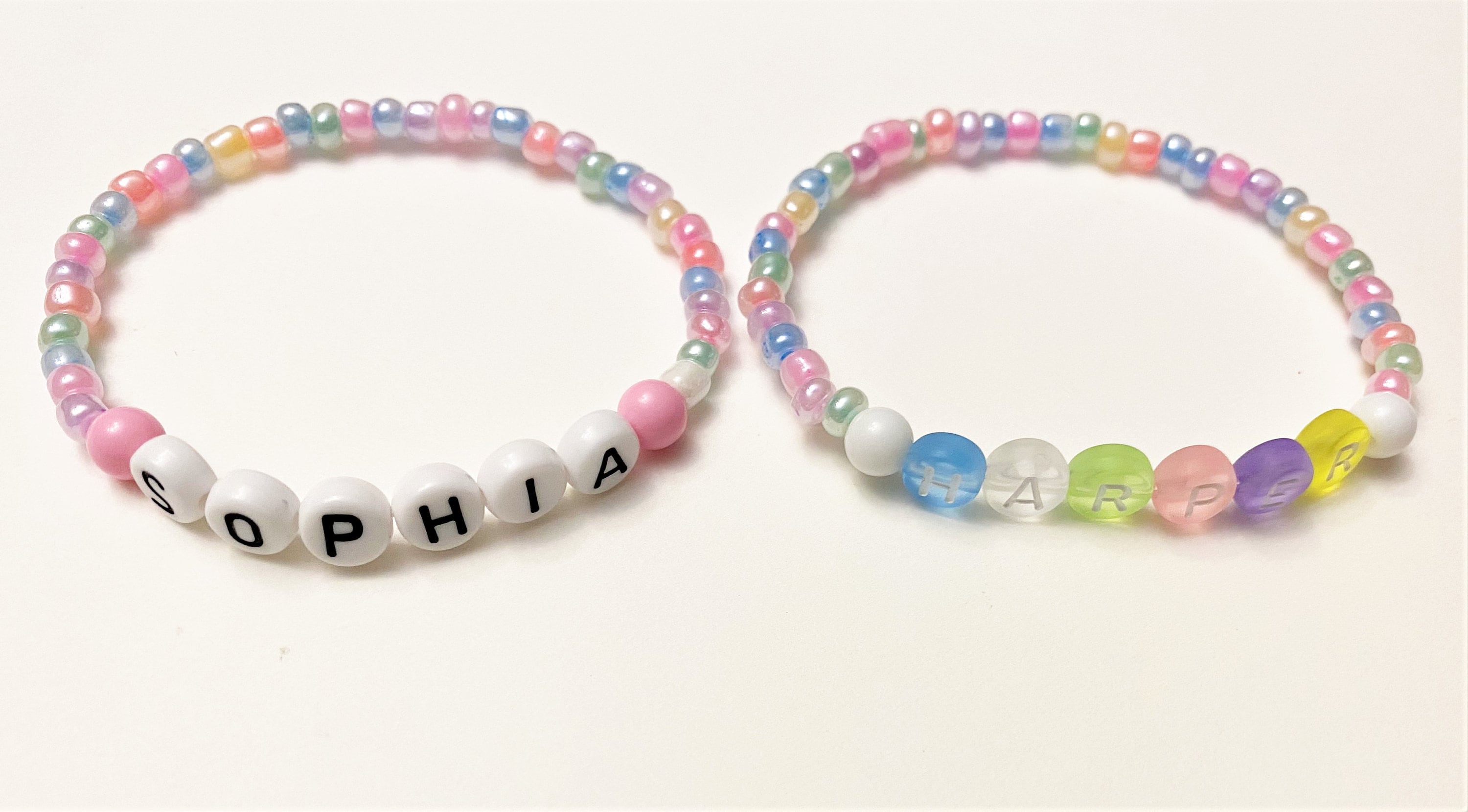 Girl's ID Name Bracelet 40% Discount Party Favor Gifts | Etsy