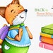 School Watercolor Clipart, Back to Forest Education School Supplies ...