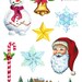 Christmas Watercolor Clipart, Xmas Diy Holiday Hand Painted Clipart ...