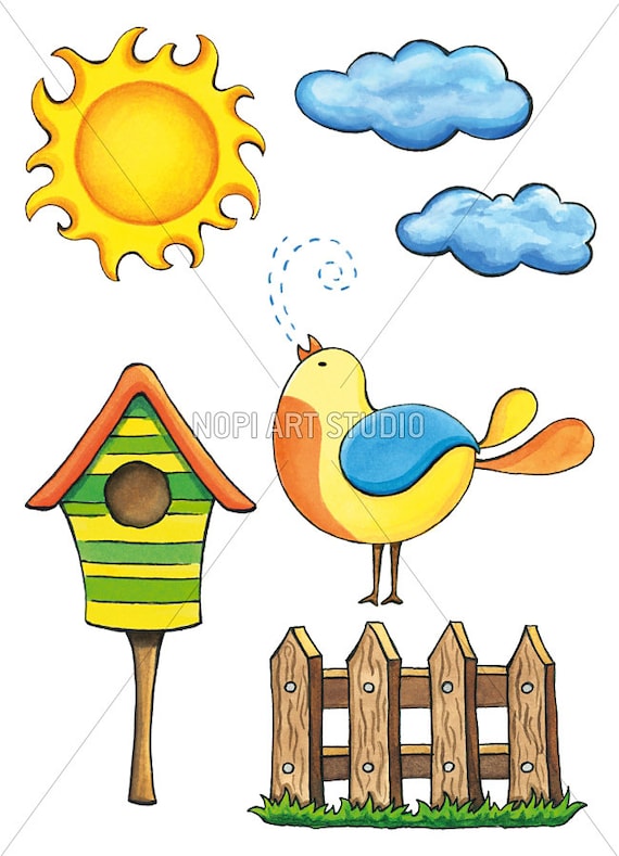 Spring Sunshine Clip Art