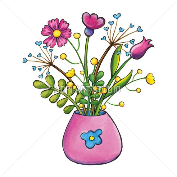 Clip Art Summer Flowers
