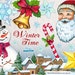 Christmas Watercolor Clipart, Xmas Diy Holiday Hand Painted Clipart ...