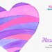 Valentine's Day Clipart, Hearts Watercolor Clipart, Heart Elements Hand ...